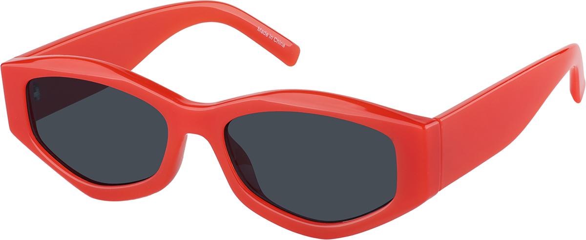 Red Geometric Sunglasses #T02401812 | Zenni Optical